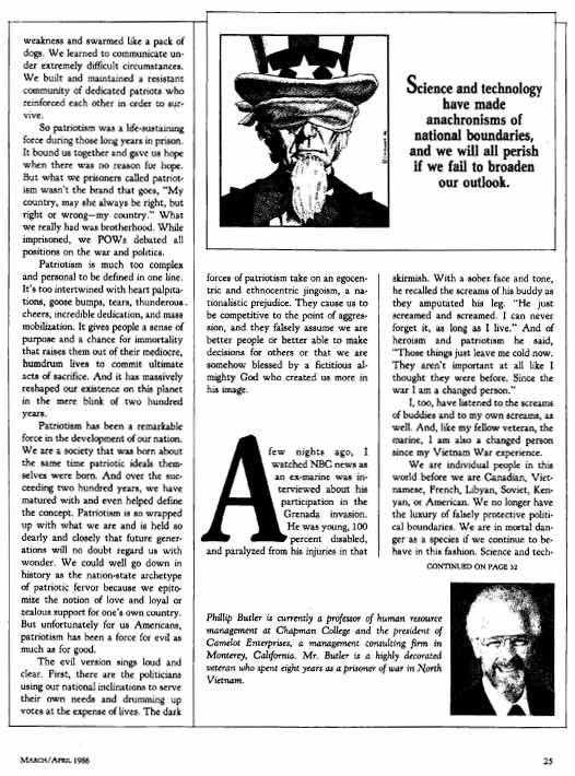 From Nationalist to Humanist | Phillip Butler PhD